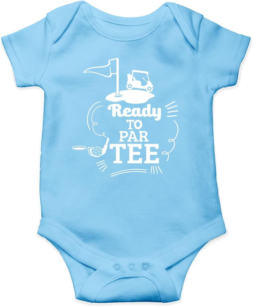 Ready To Par Tee - Daddy’s Future Golfing Buddy - Funny Romper, One ...