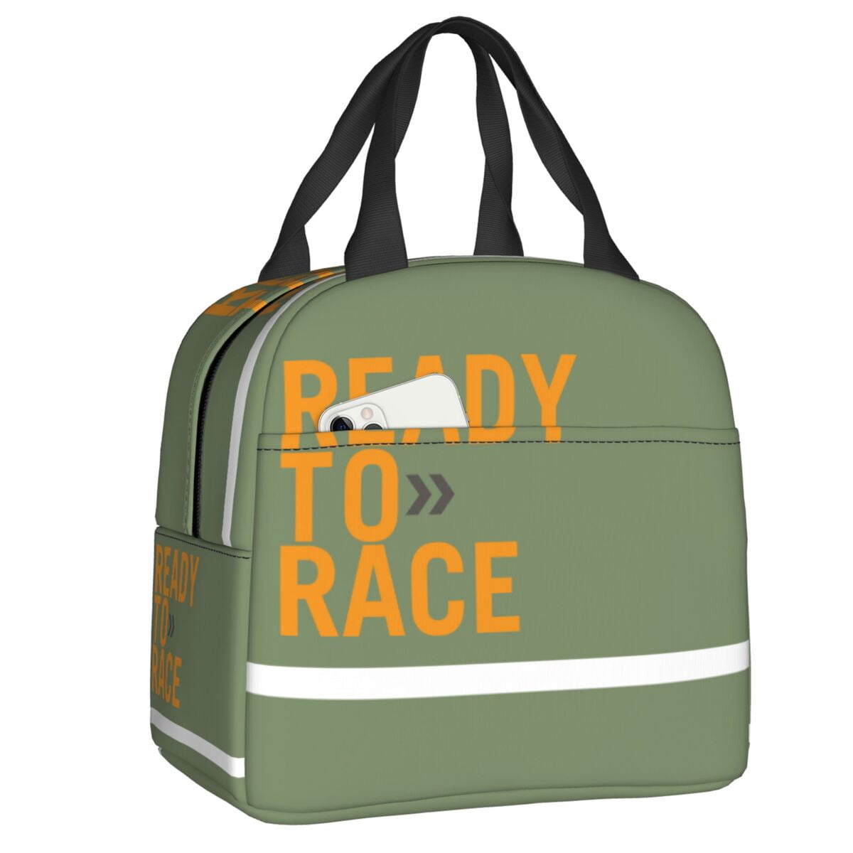 Ready To Race Lunch Box Leakproof Warm Cooler Thermal Food Insulated ...