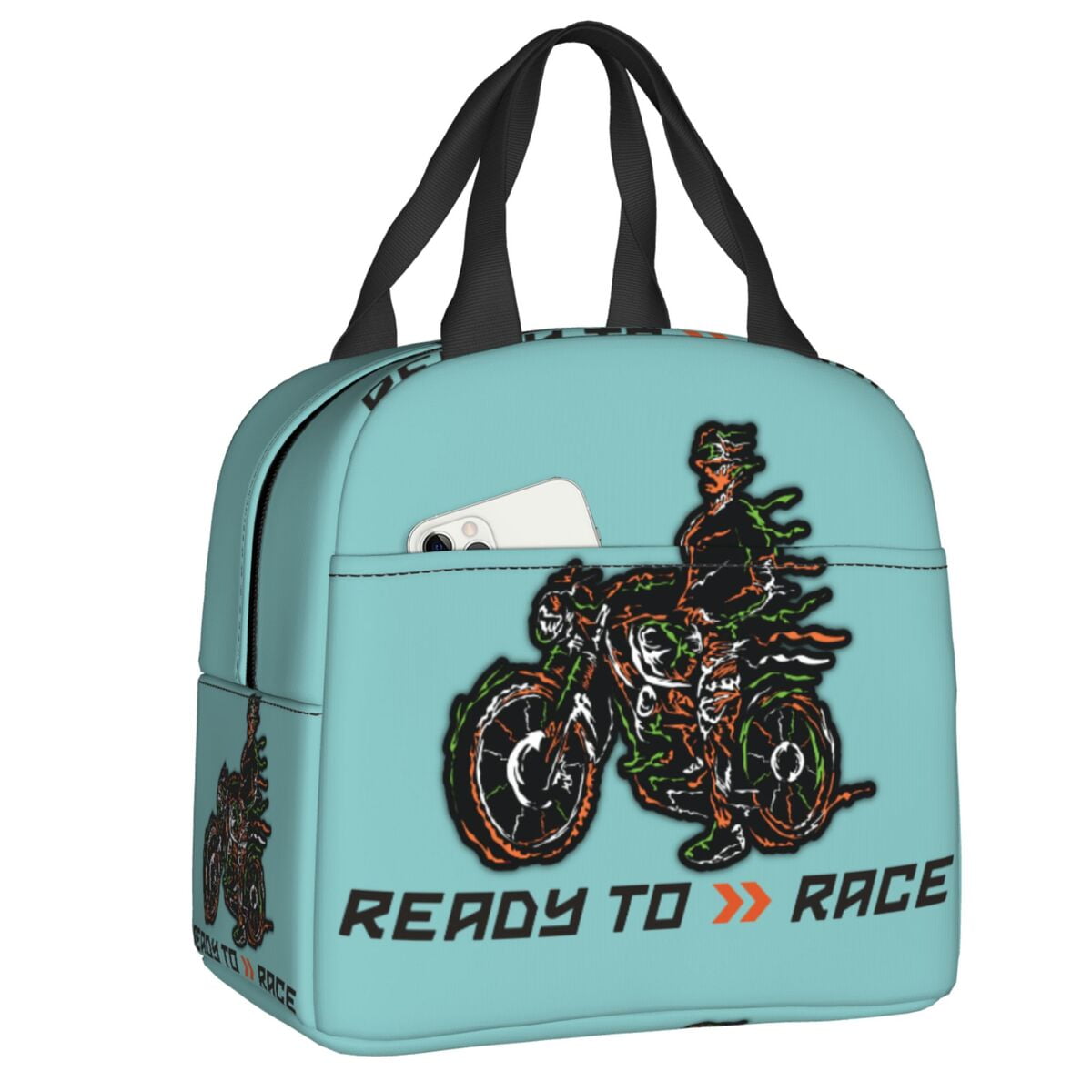 Ready To Race Lunch Box Waterproof Warm Cooler Thermal Food Insulated ...