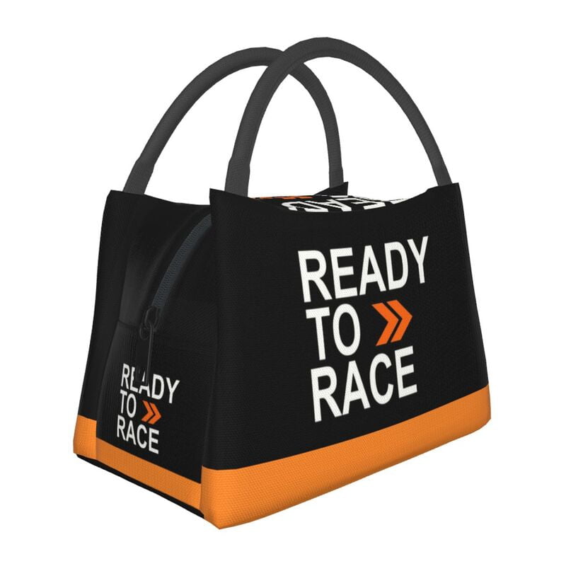 Ready To Race Lunch Boxes Women Motocross Bike Life Thermal Cooler Food ...