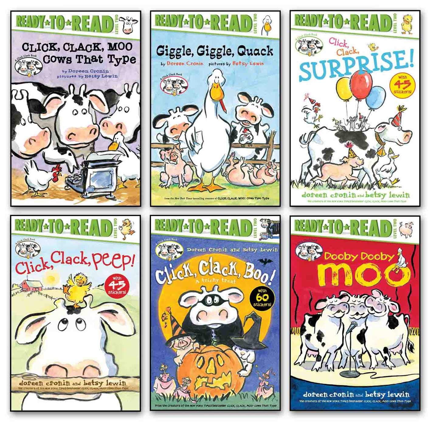 Ready-To-Read Level 2, Click, Clack, Moo;Giggle, Giggle, Quack! Dooby ...