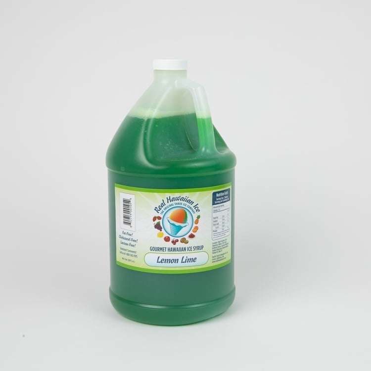 Ready To Use Gallon Lemon Lime Shave Ice Syrup - Walmart.com