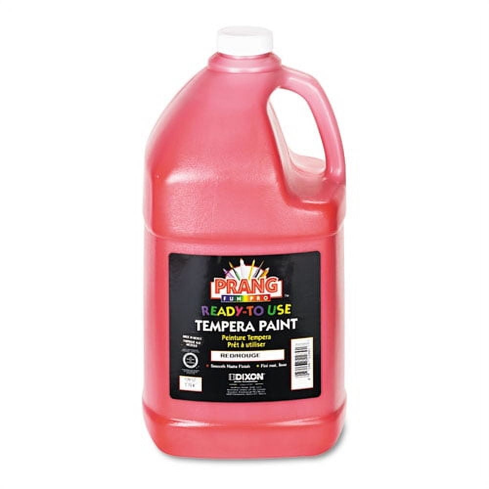 Ready-To-Use Tempera Paint, Red, 1 Gal Bottle | Bundle of 2 Each ...