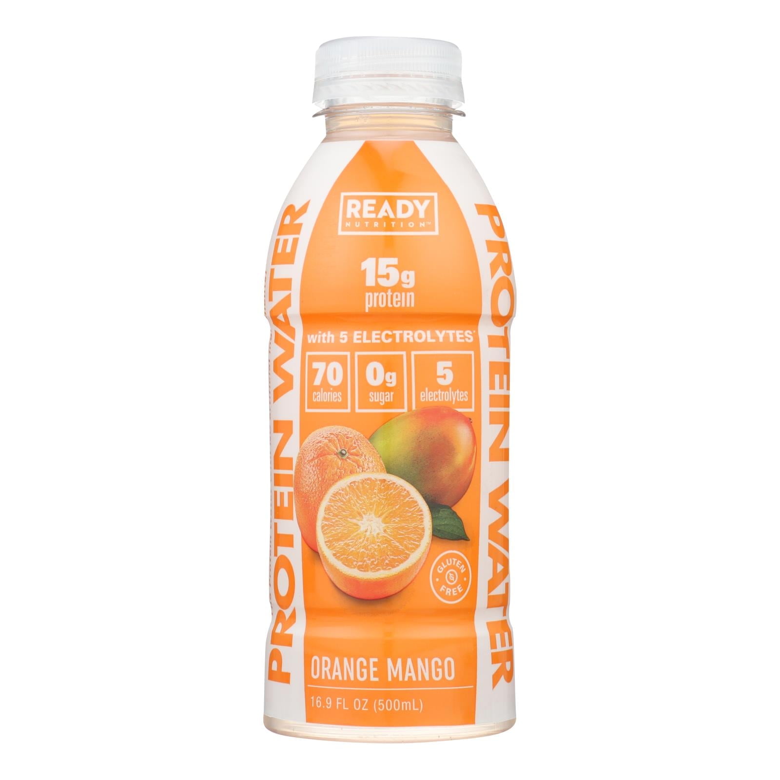 Ready Water - Water Protein Orange Mango - Case of 12-16.9 FZ - Walmart.com