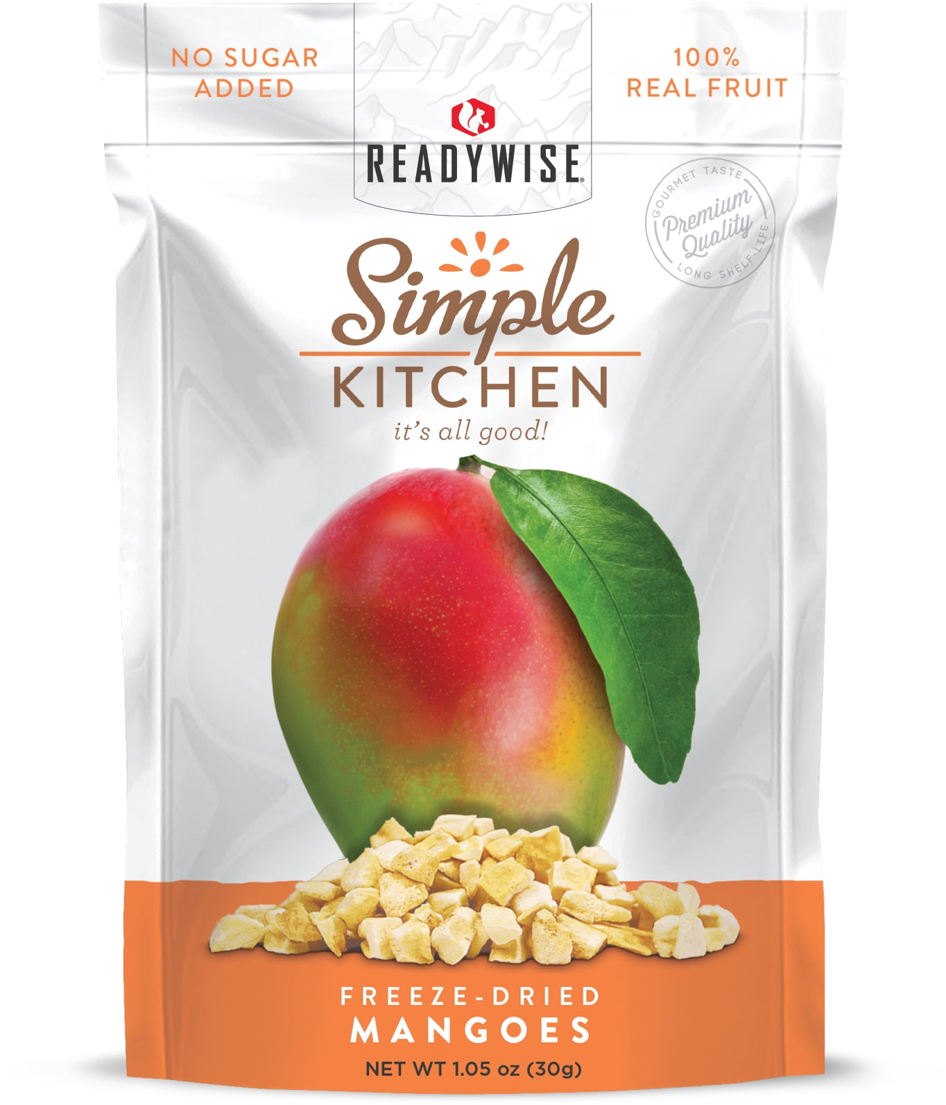 Simple Kitchen Freeze Dried Mango 1.05 oz Single Pouch Vegan Snack ...