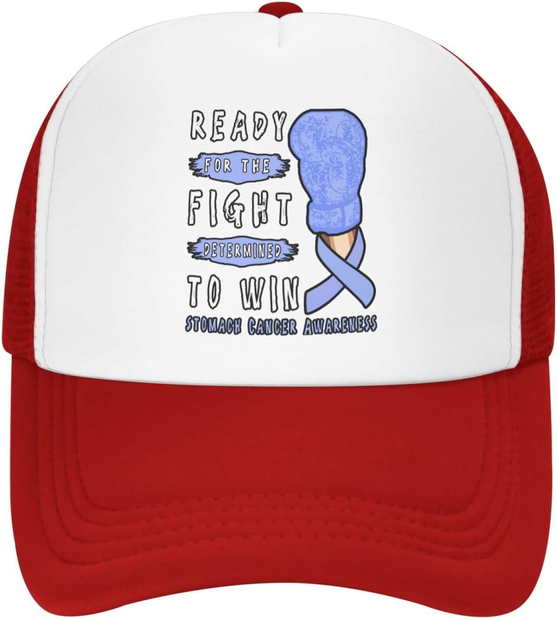 Ready for The Fight Determined to Win Stomach Cancer Awareness Trucker ...