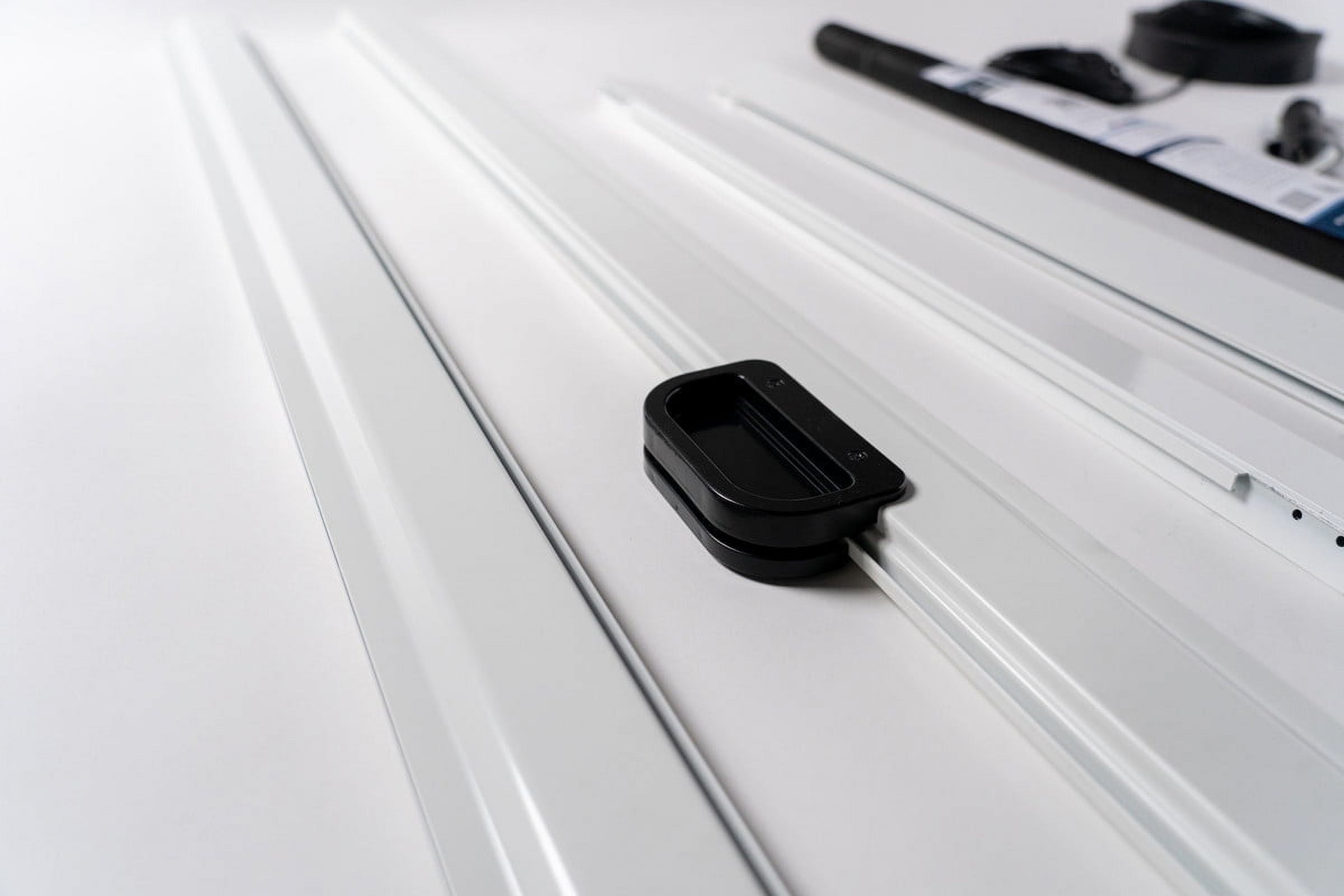 Ready-to-Assemble Adjustable Sliding Screen Door Kit White, 48", Fiber ...