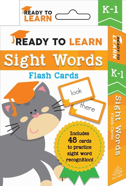 Ready to Learn: K-1 Sight Words Flash Cards: Includes 48 Cards to ...