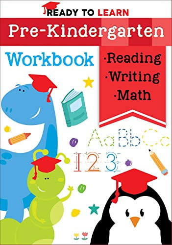Pre-Owned Ready to Learn: Pre-Kindergarten Workbook: Counting, Shapes ...