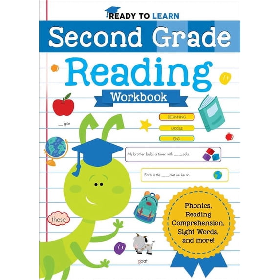 Ready to Learn: 2nd Grade Reading Workbook - Phonics, Comprehension ...