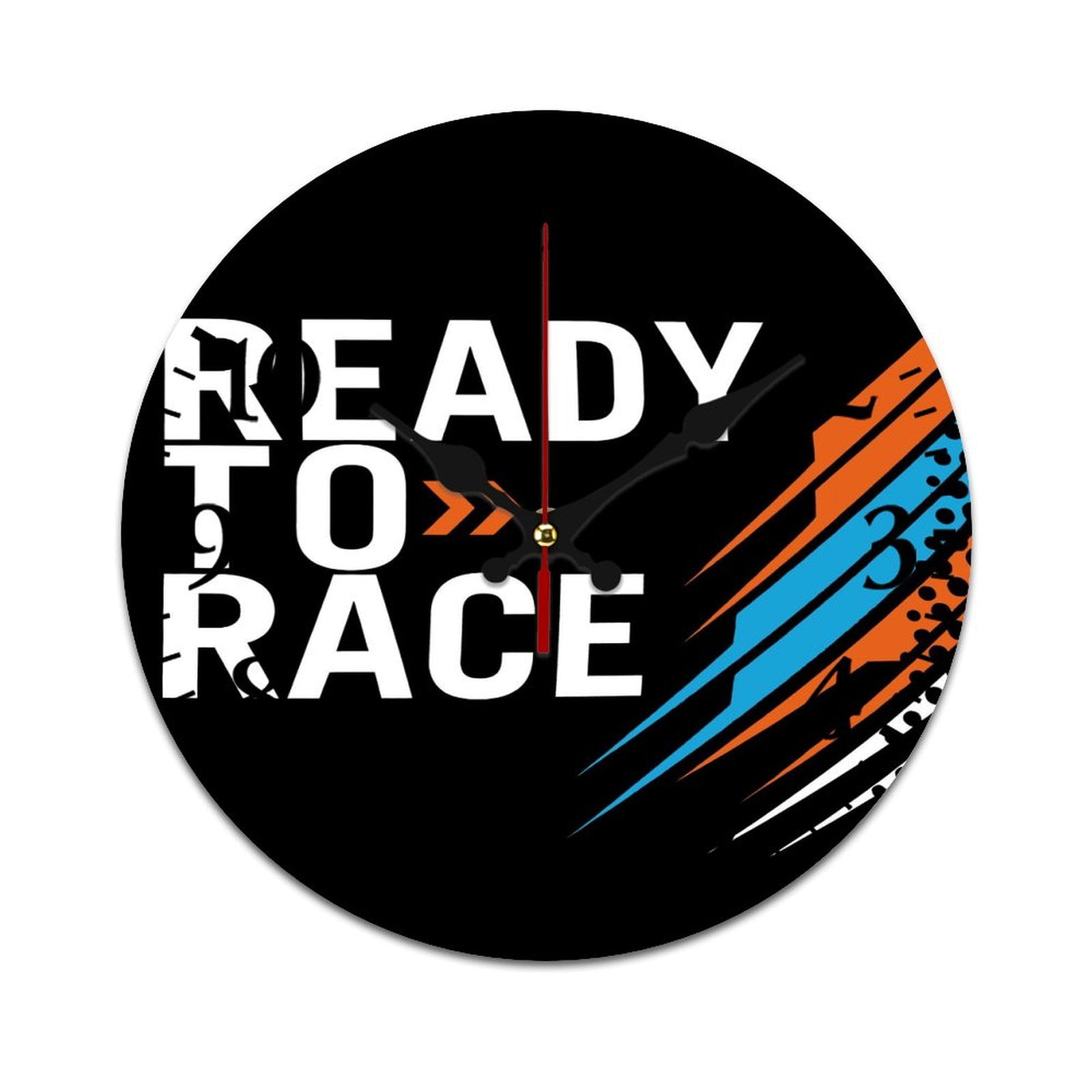 Ready to Race Wall Clock Modern Design Clocks Wall Hanging Home Office ...