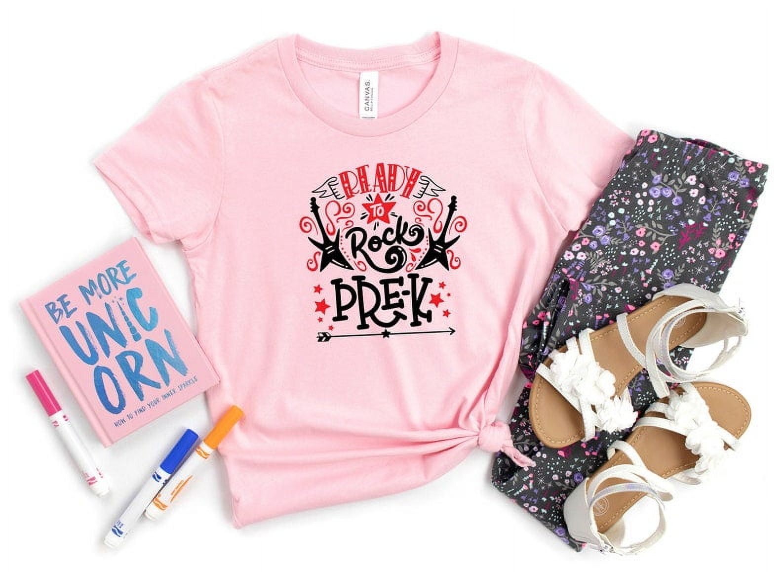 Ready to Rock Pre-K T-Shirt, Pre-K Squad Back to School Shirt, Musical ...