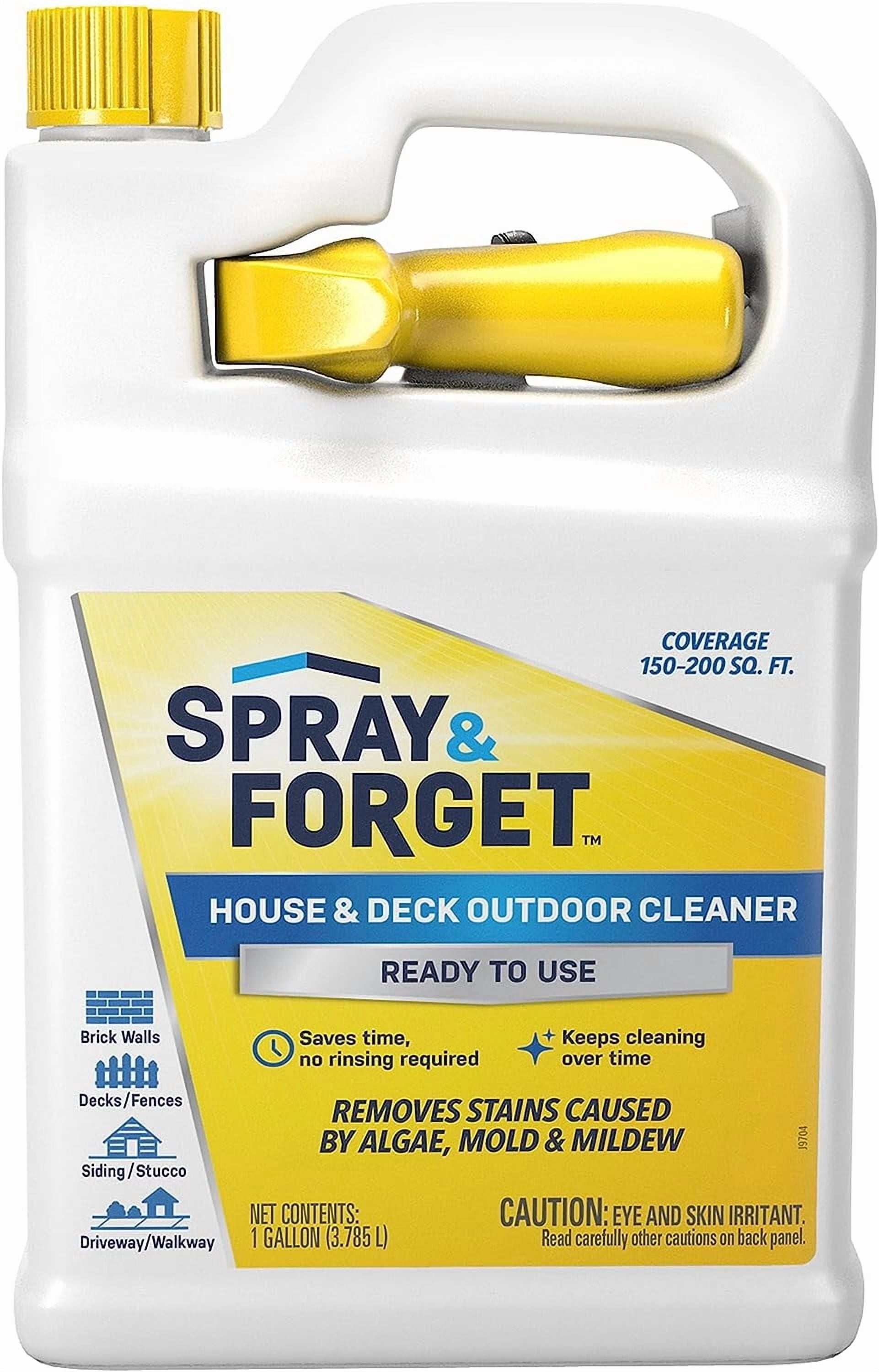 Ready-to-Use House & Deck Outdoor Cleaner - Nested Trigger Spray Bottle ...