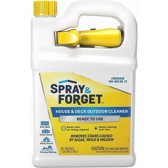 Ready-to-Use House & Deck Outdoor Cleaner - Nested Trigger Spray Bottle ...