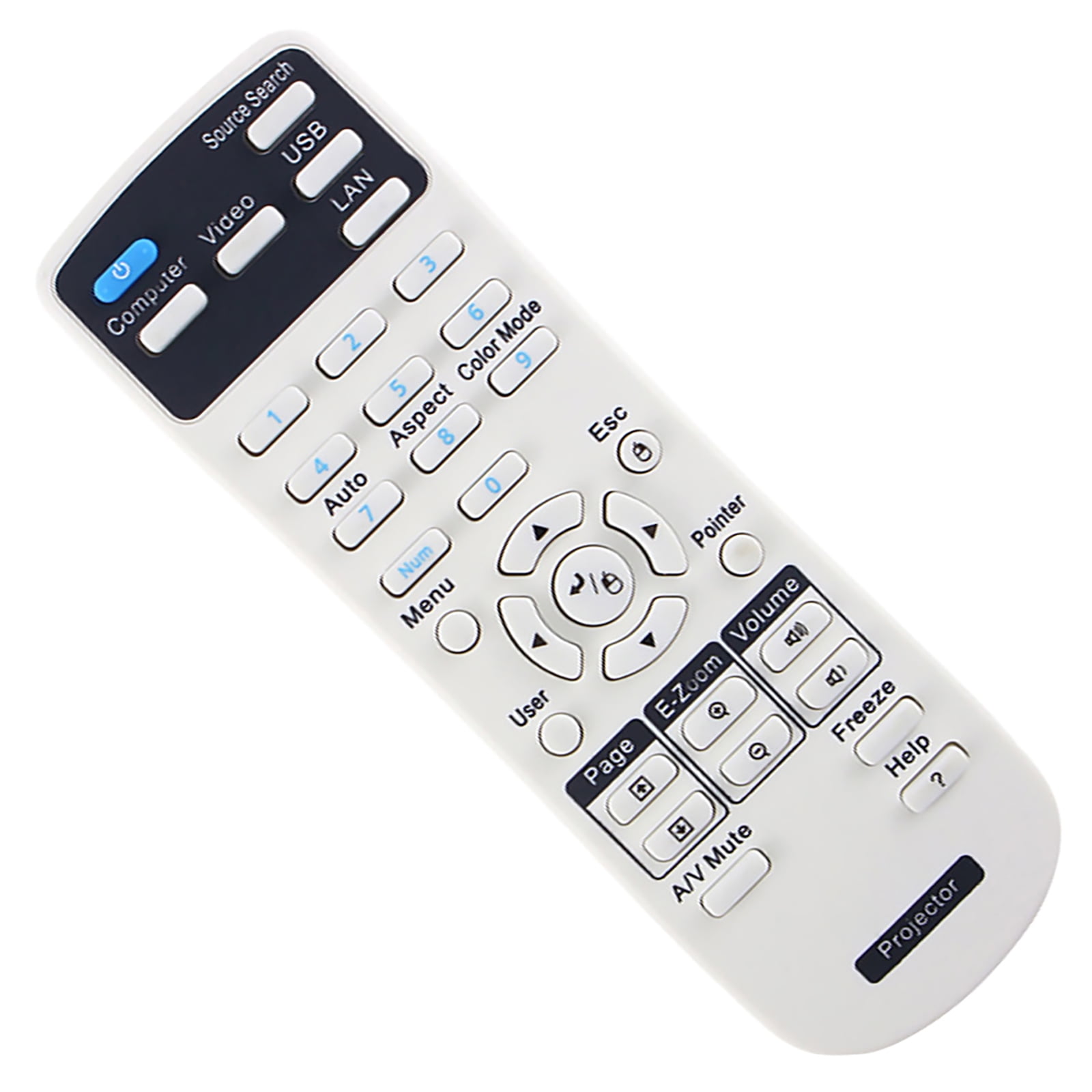 Ready-to-Use Remote for EPSON Projectors No Setup Required for CB-S04 ...