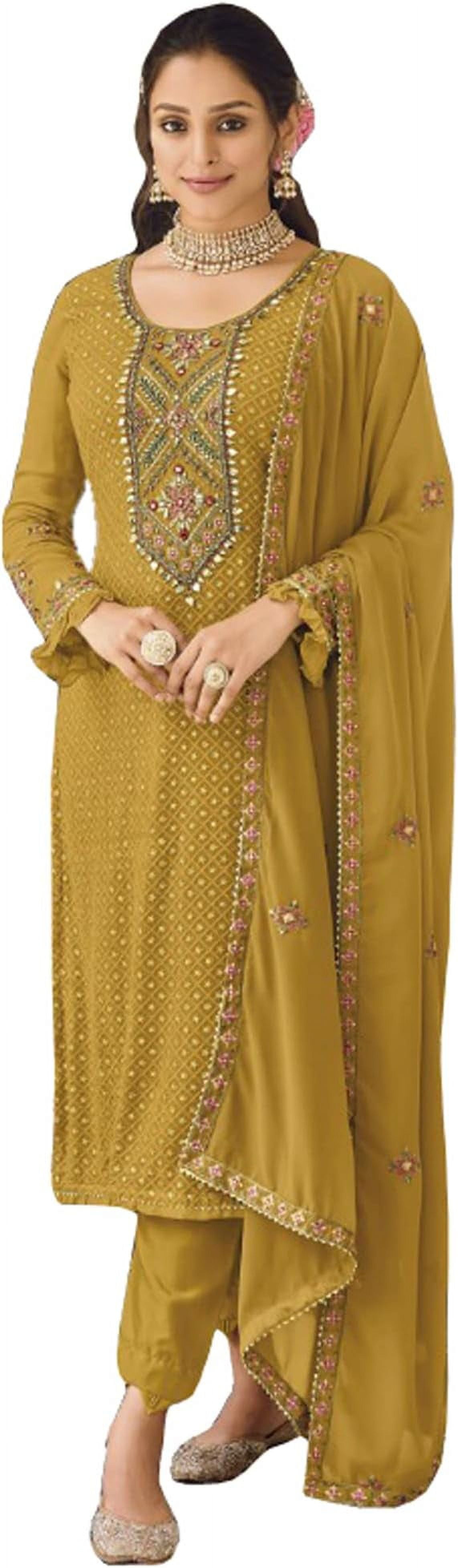 Ready to Wear Indian Pakistani Shalwar Kameez Suits Designer Trouser ...