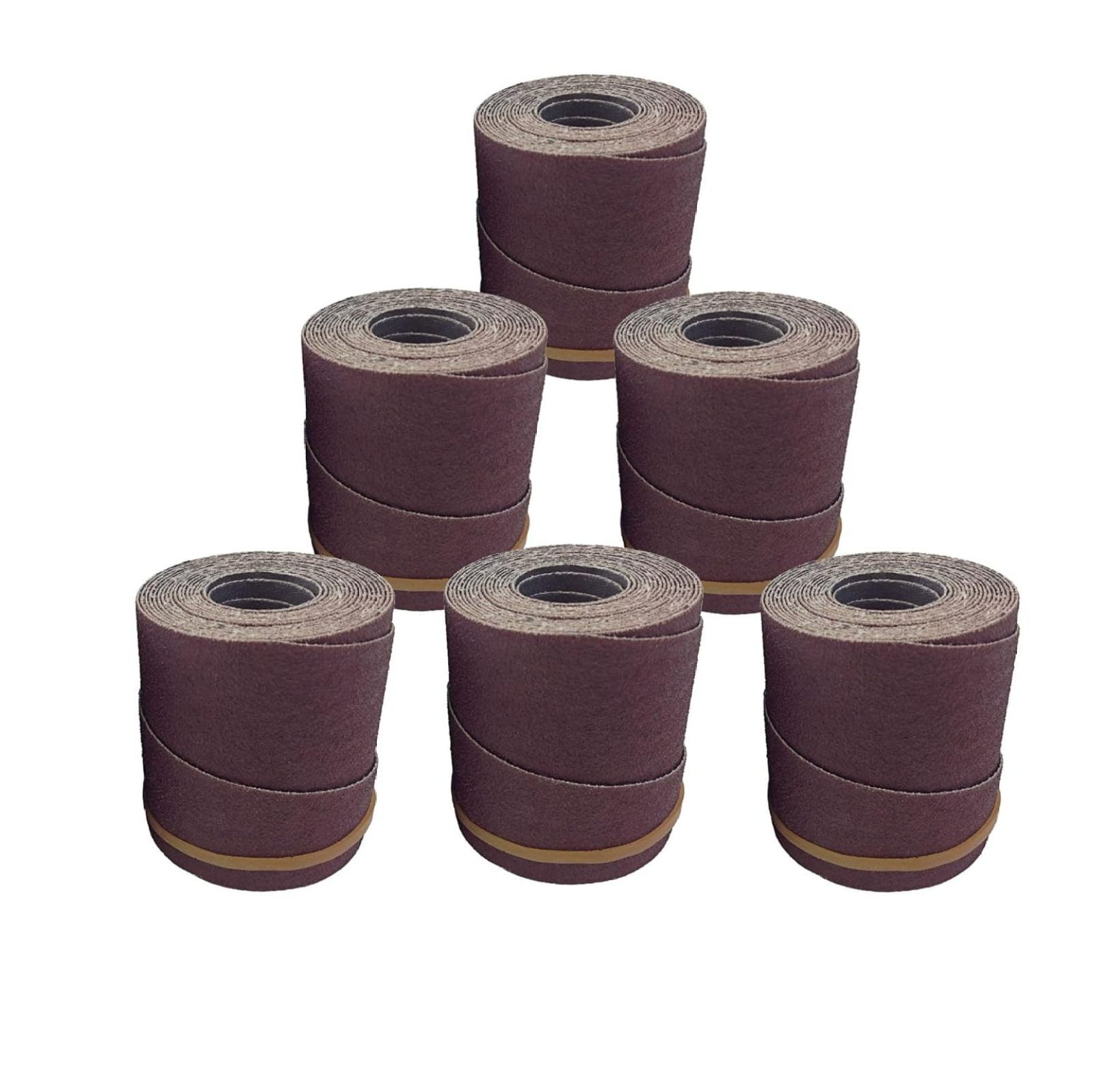 Ready-to-Wrap Sandpaper Rolls | 100 Grit | 6 Pack | for Jet & Performax ...