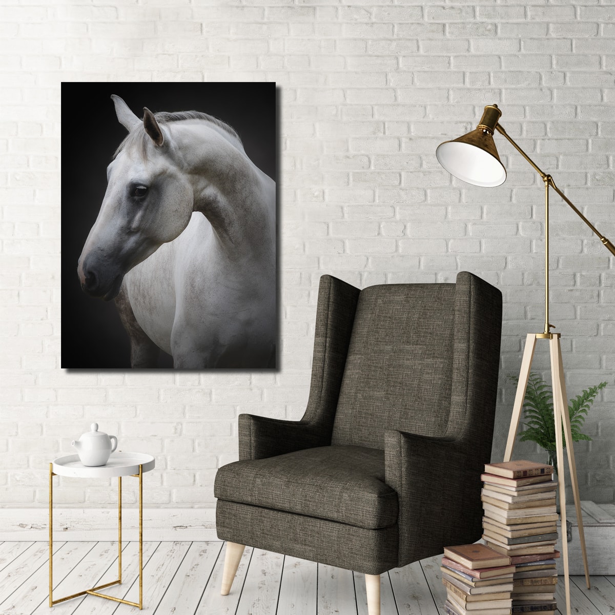 Ready2HangArt Indoor/Outdoor Wall Decor 'Maggie' in ArtPlexi - White 20 ...