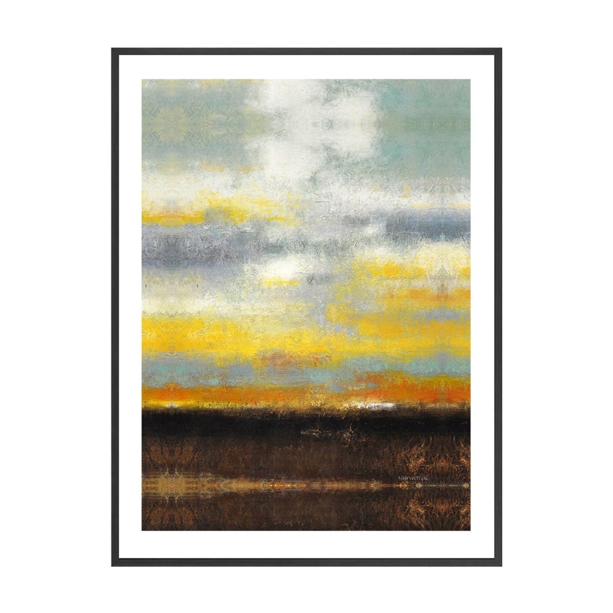 Ready2HangArt Painted Sunset I Framed Print Wall Art by Norman Wyatt Jr ...