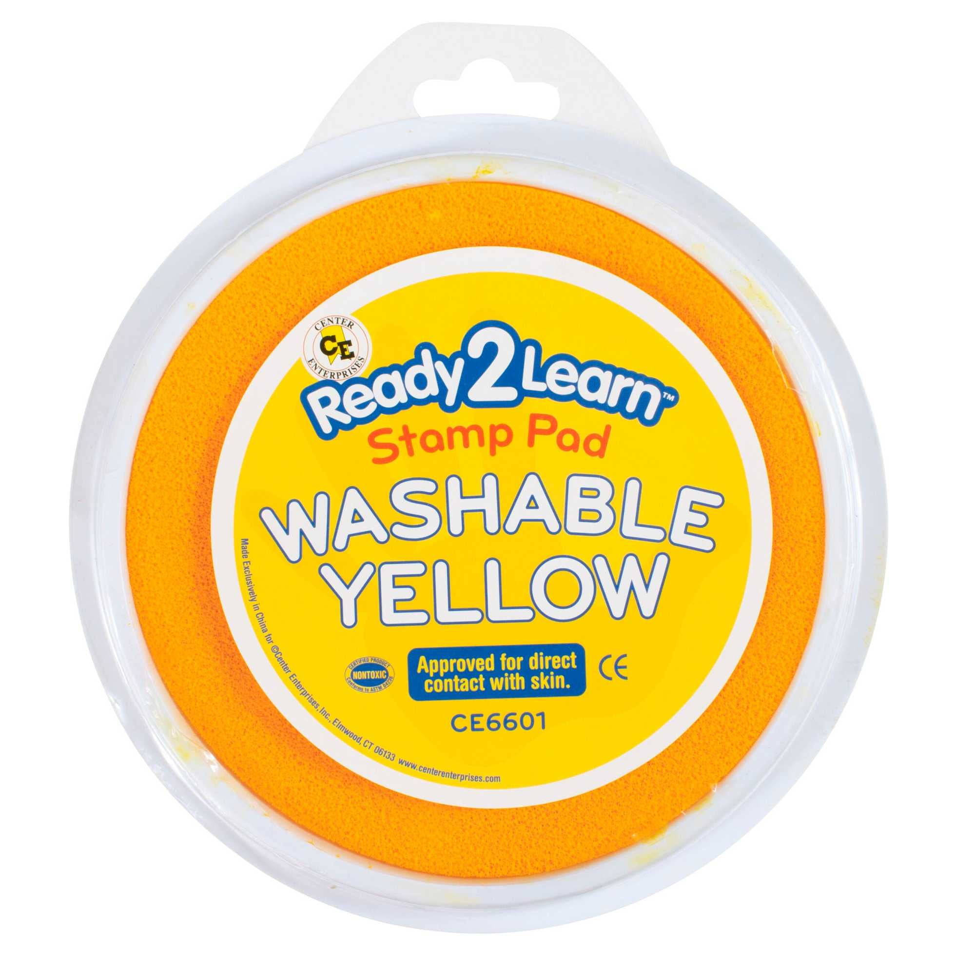 Ready2Learn Jumbo Circular Washable Stamp Pad, 6 Inch, Yellow - Walmart.com