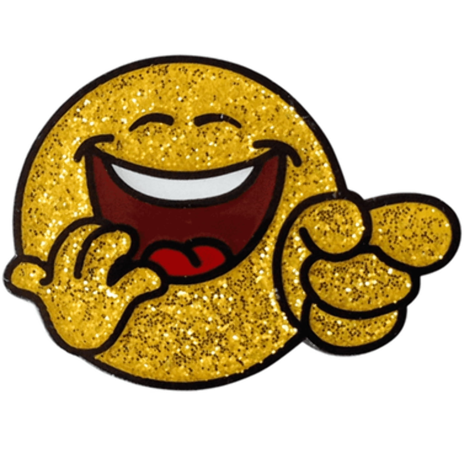 ReadyGolf: Glitter Ball Marker Hat Clip - Emoji LOL Smiley Face ...