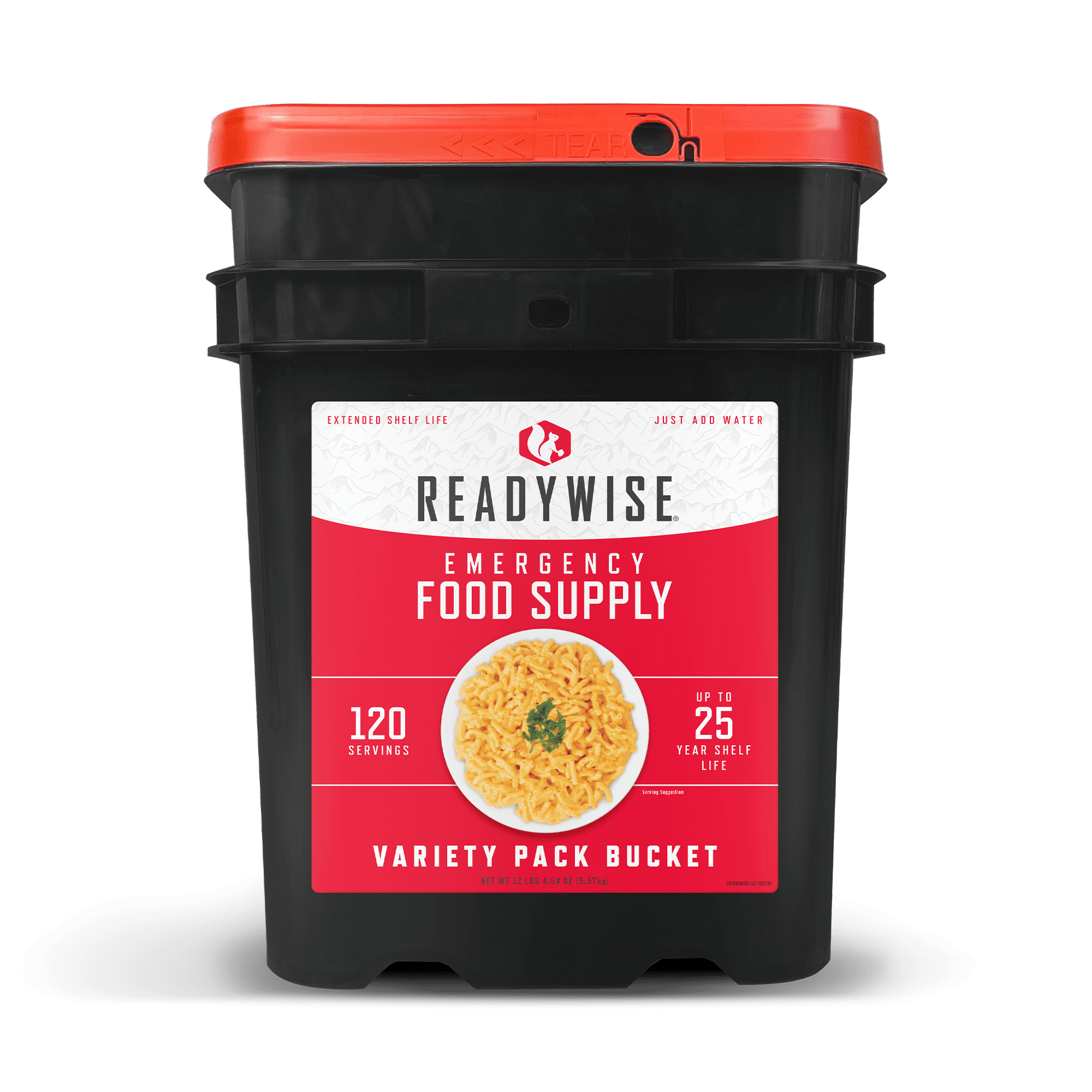 ReadyWise Emergency Food Bucket, Survival Prep, 120 Servings, Non ...