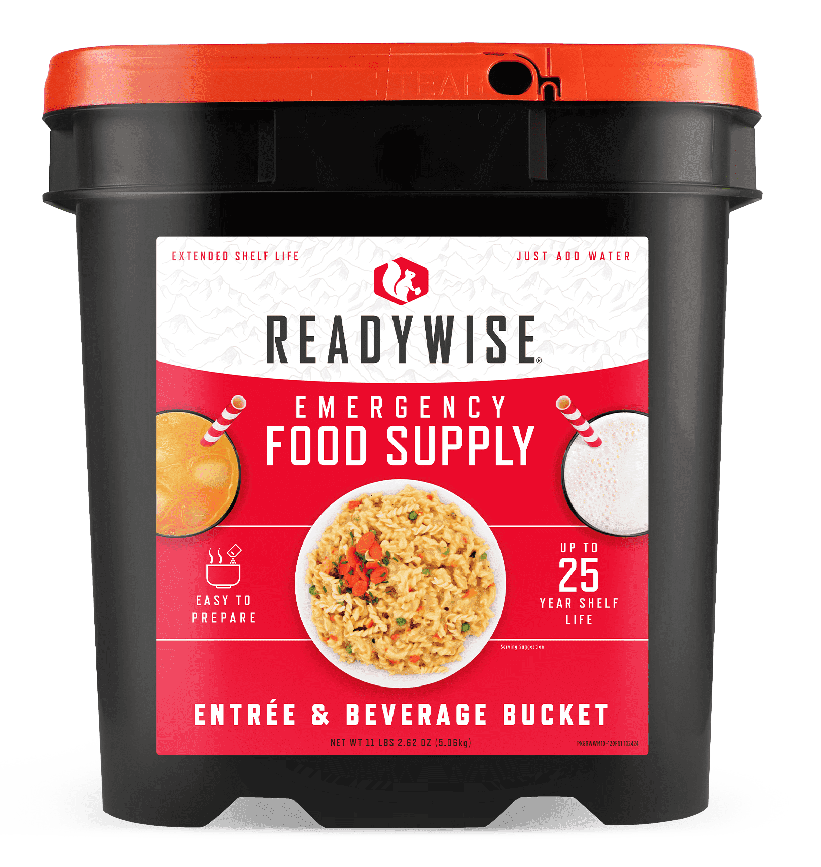 ReadyWise Emergency Food Supply, 120 Servings, Long-Lasting Survival ...
