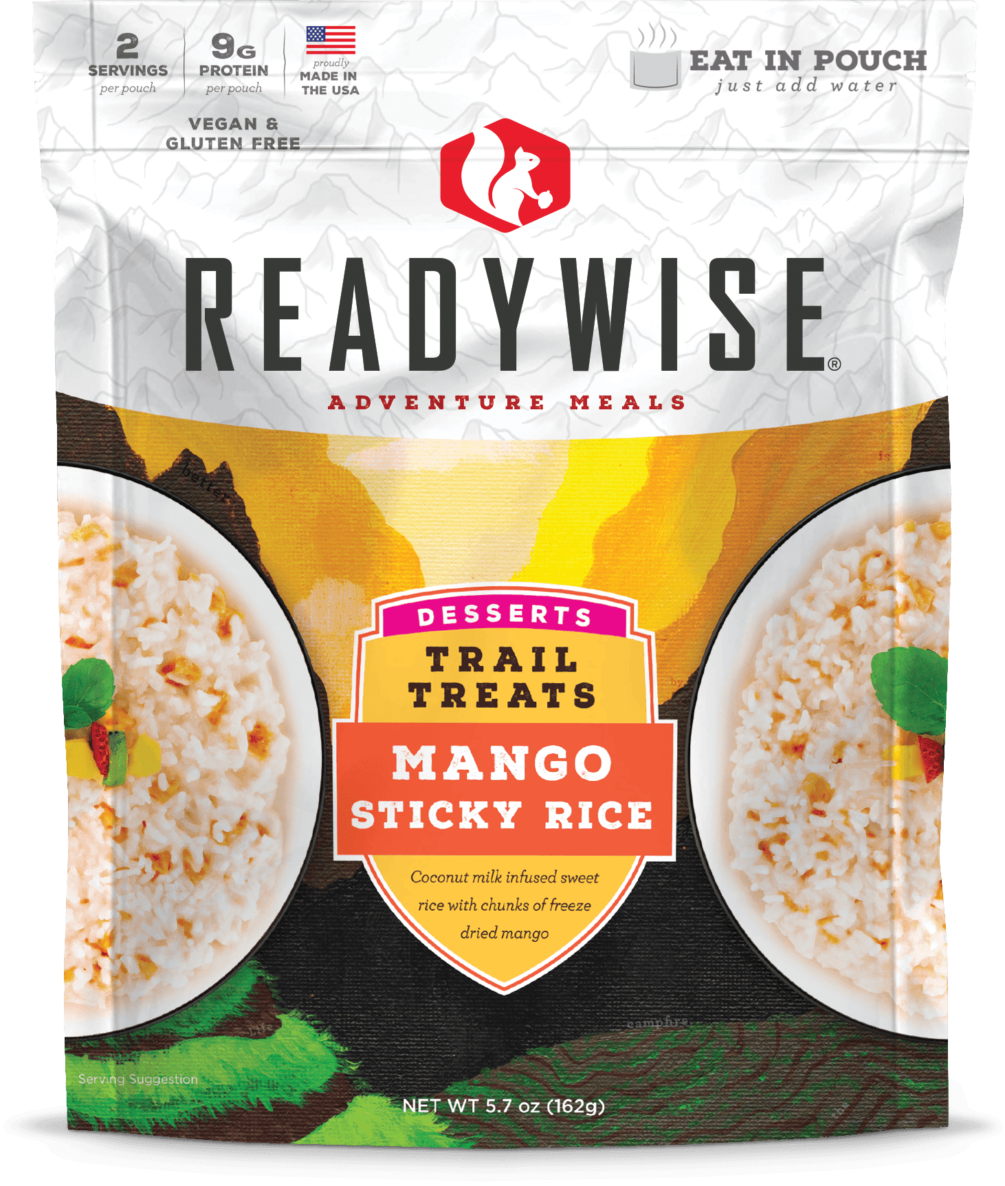 ReadyWise Outdoor Trail Treats Mango Sticky Rice - Walmart.com