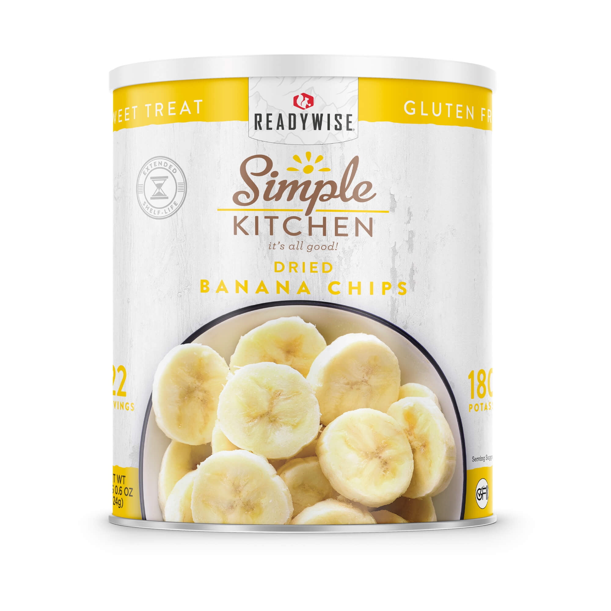 ReadyWise Simple Kitchen Bananas Chips 22 Serving Can - Walmart.com