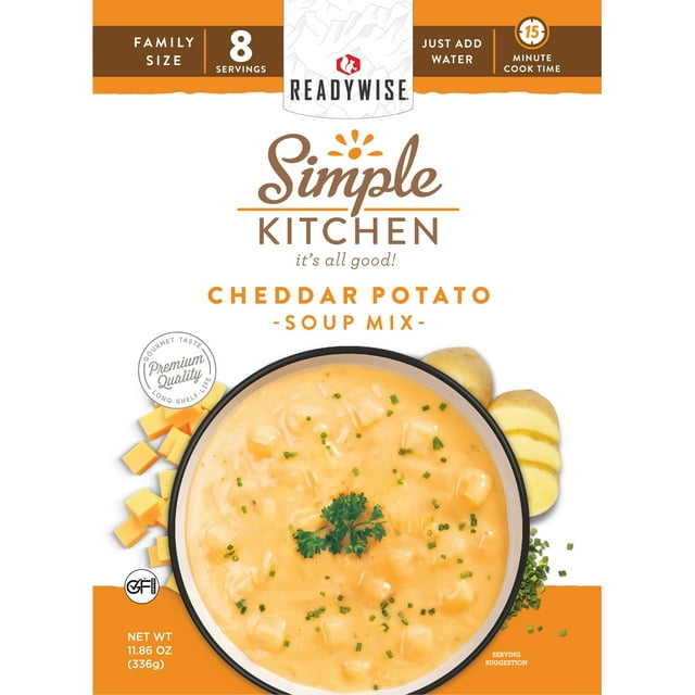 ReadyWise Simple Kitchen CHEDDAR POTATO - Soup Mix - 6 Count Case - 8 ...