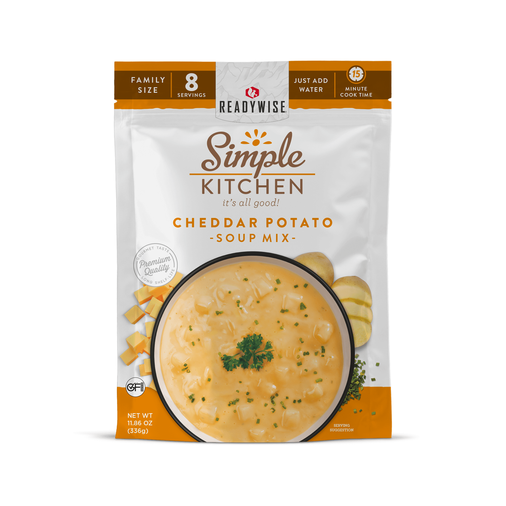 ReadyWise Simple Kitchen Soup Sampler, 8 Varieties, Shelf-Stable Dry ...