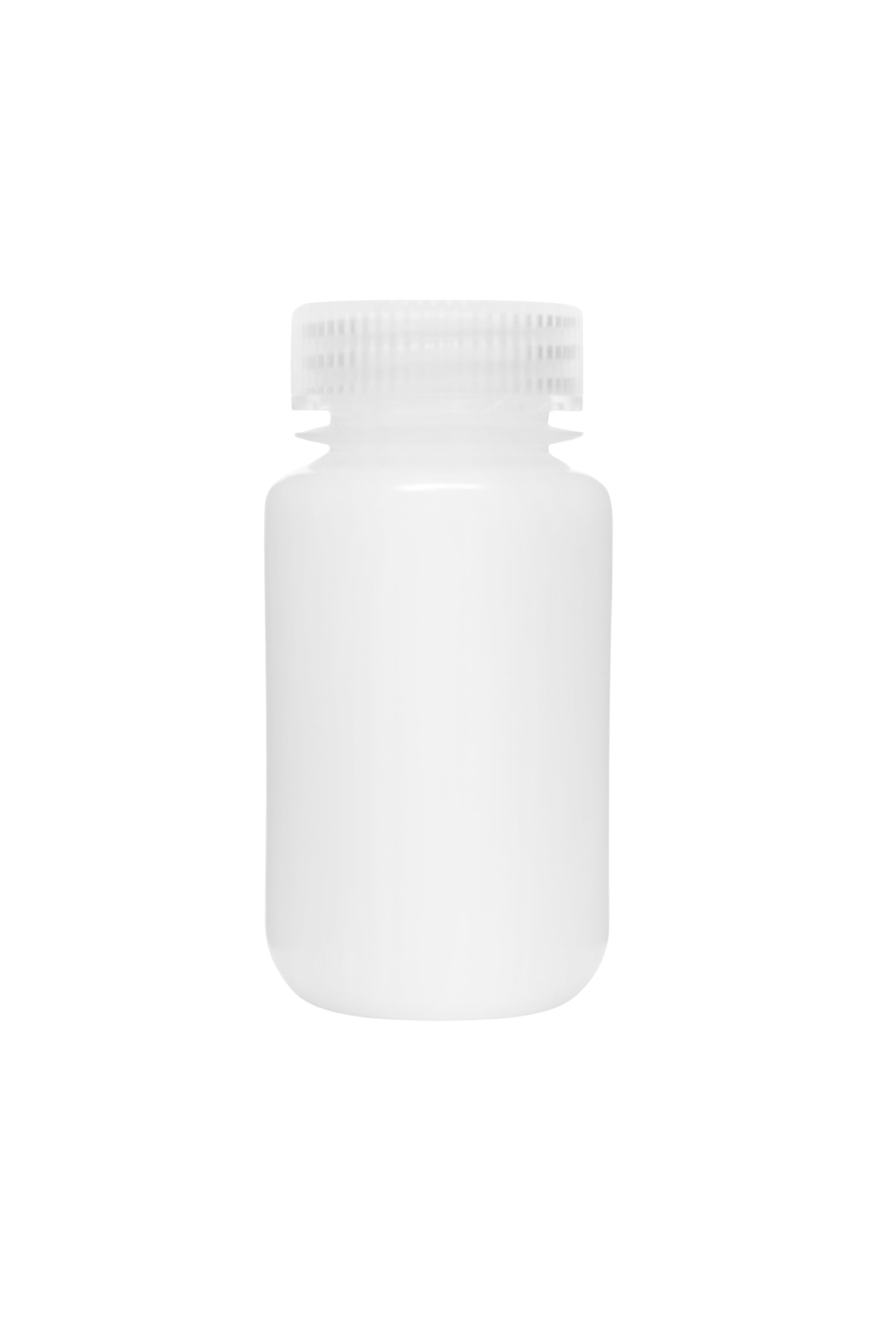 Reagent Bottle, 125mL - Wide Mouth with Screw Cap - HDPE - Eisco Labs ...