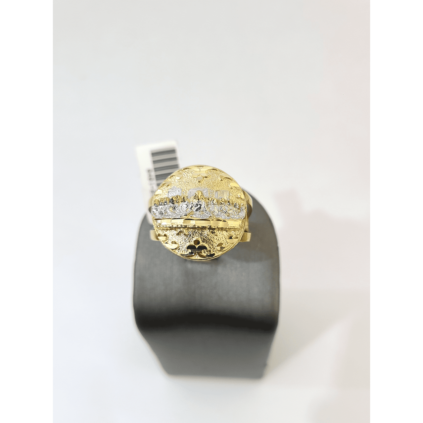 Real 10k Last Supper Ring Yellow Gold Men 10Kt Genuine (Size:6 ...