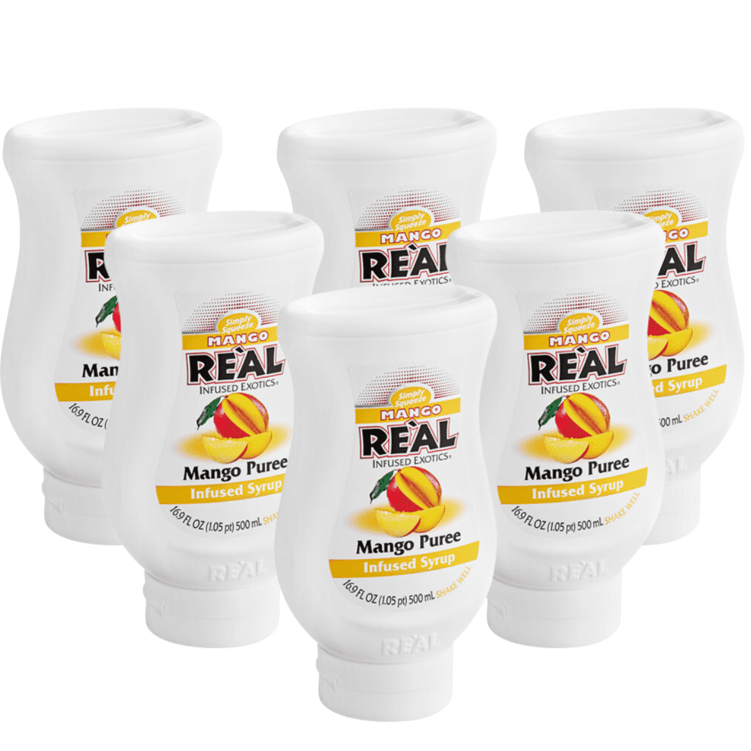 Real Mango Puree Infused Syrup - 16.9 fl. oz. | Delicious Mango Flavor ...