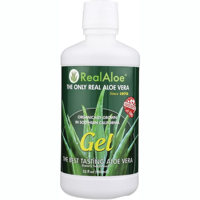 Real Aloe Inc Aloe Vera Gel -- 32 fl oz - Walmart.com