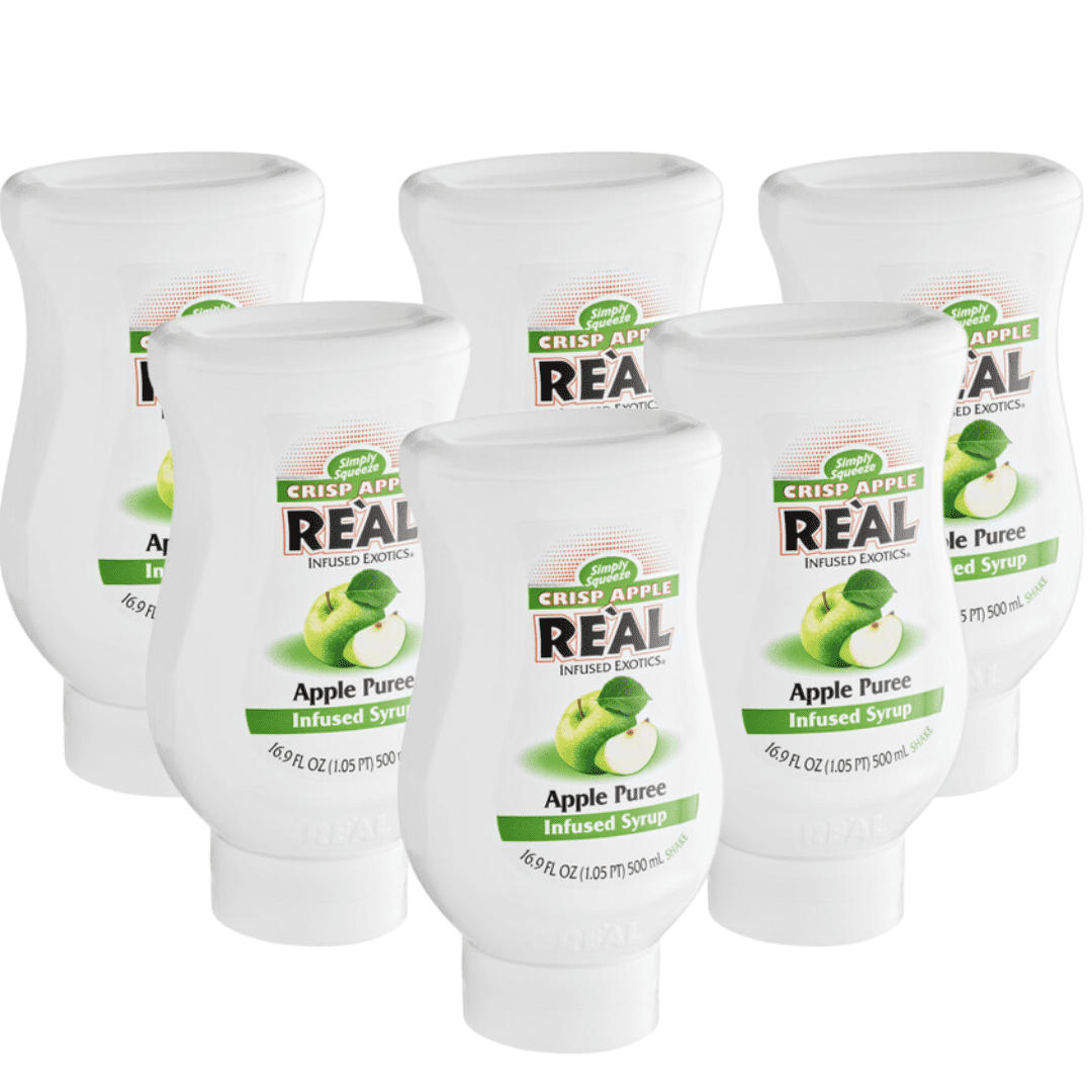 Real Apple Puree Infused Syrup - 16.9 fl. oz for Flavorful Drinks and Desserts - Walmart.com