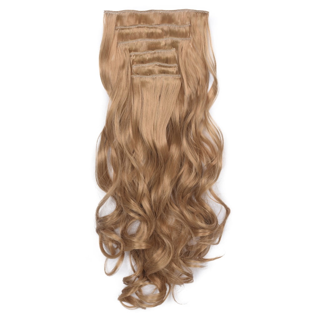 Real As Remy Fashion Hair Long Clip in Hair Extensions Full Head Curly ...