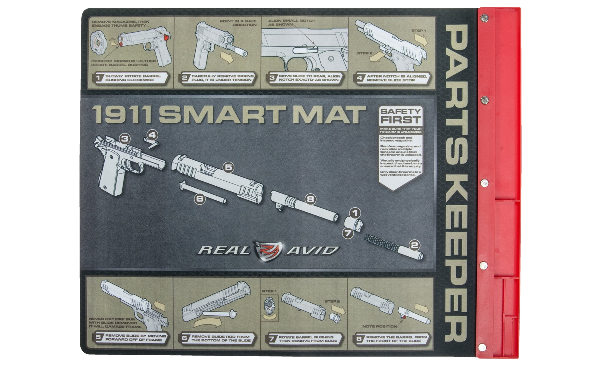 Real Avid 1911 Smart Mat - 19x16 inch 1911 cleaning mat - Walmart.com