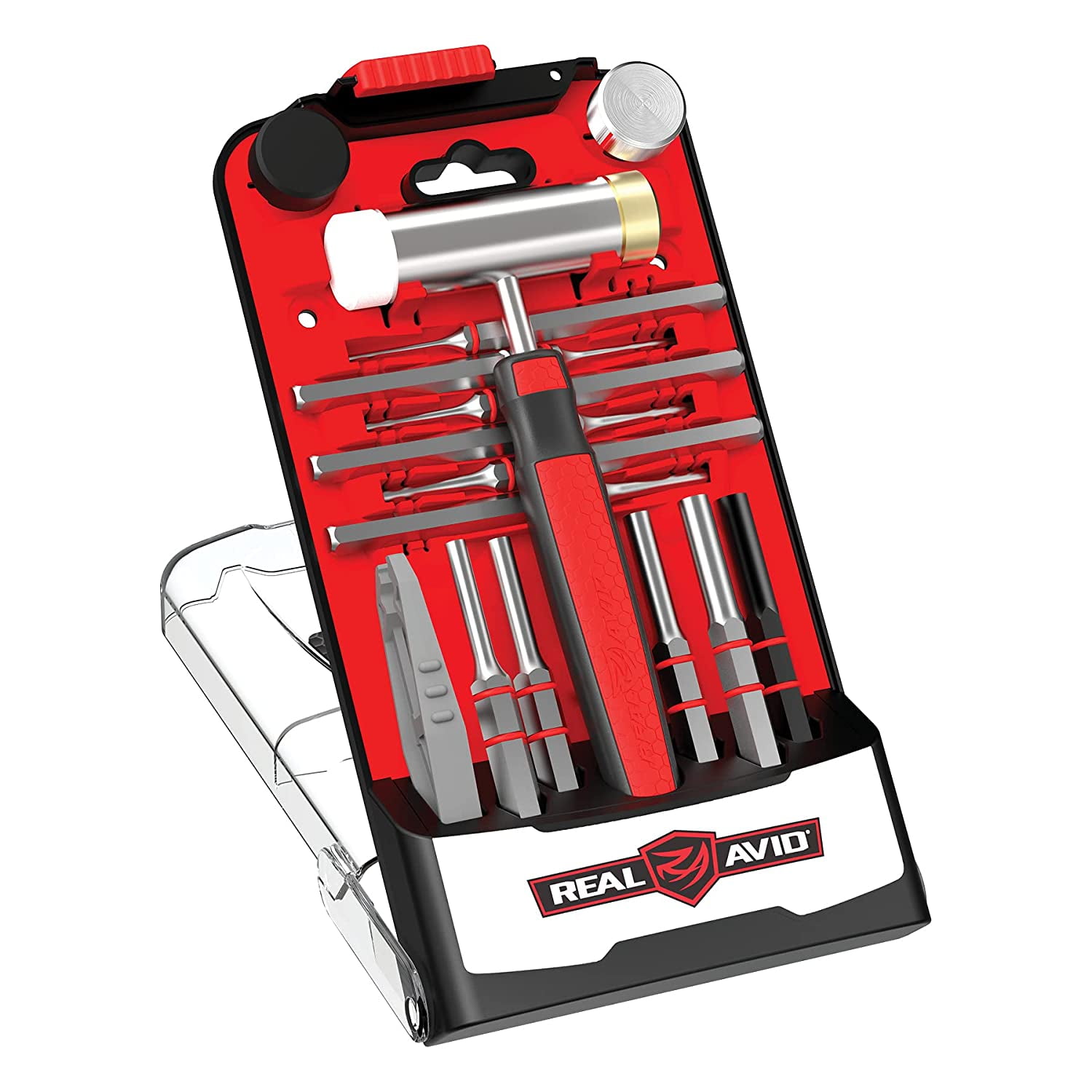 Real Avid, Precise and Balanced Accu-Punch Hammer and Punches, 1/16 in ...
