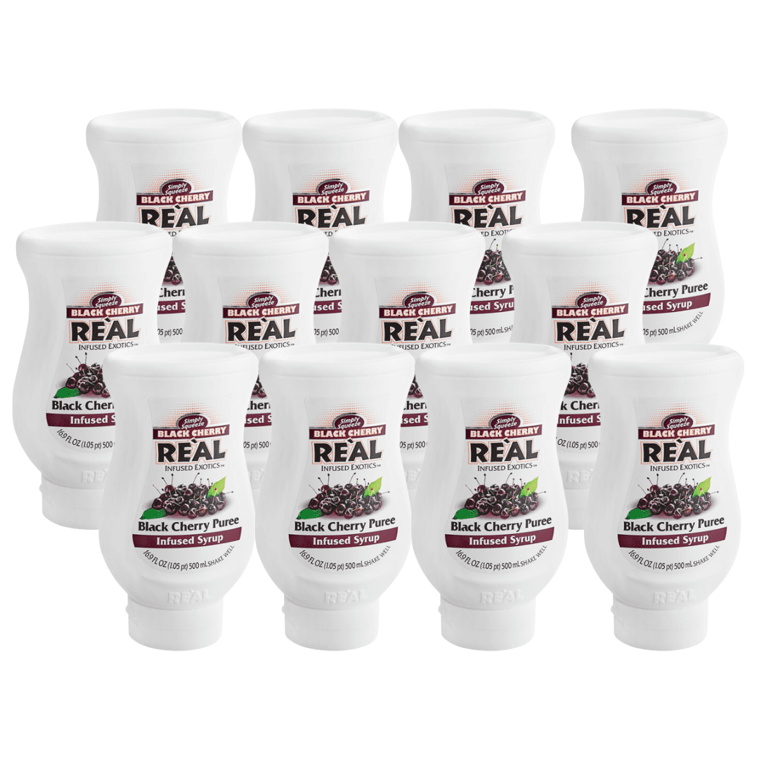 Real Black Cherry Puree Infused Syrup | 16.9 fl. oz. Bottle - Walmart.com