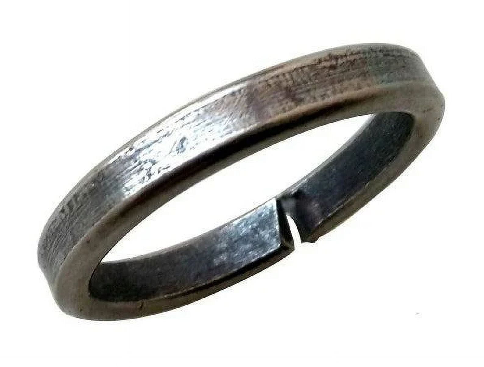 Ankita Gemstones Black Horse Shoe Iron Ring - Walmart.com