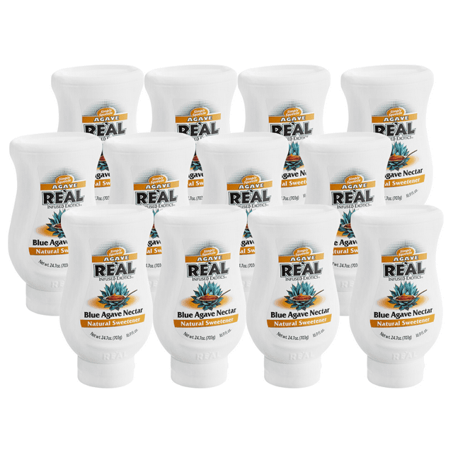 Real Blue Agave Nectar - Natural Sweetener, 16.9 fl. oz. for Healthier ...