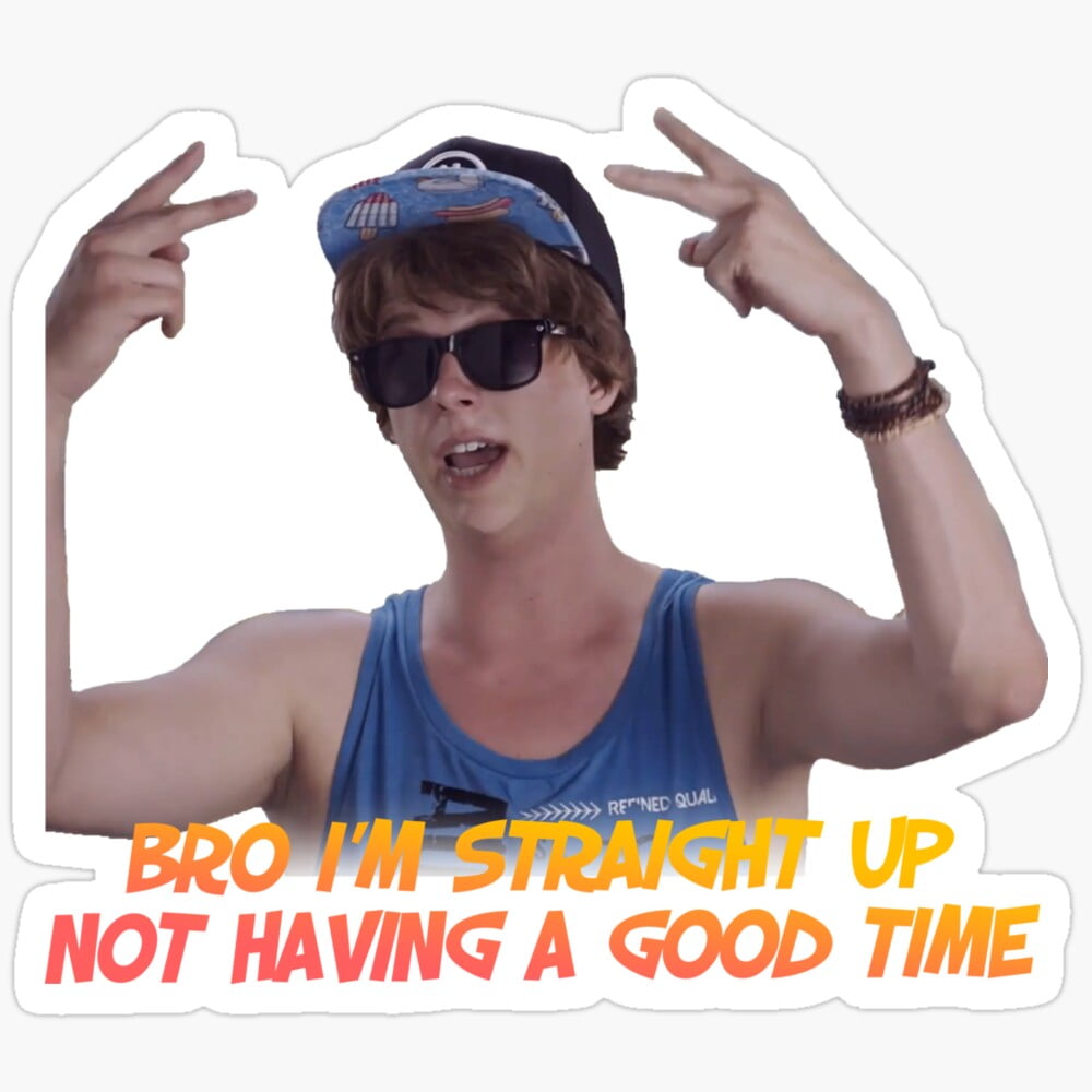 Real Bros Of Simi Valley Not Having A Good Time Sticker Phone Decal ...