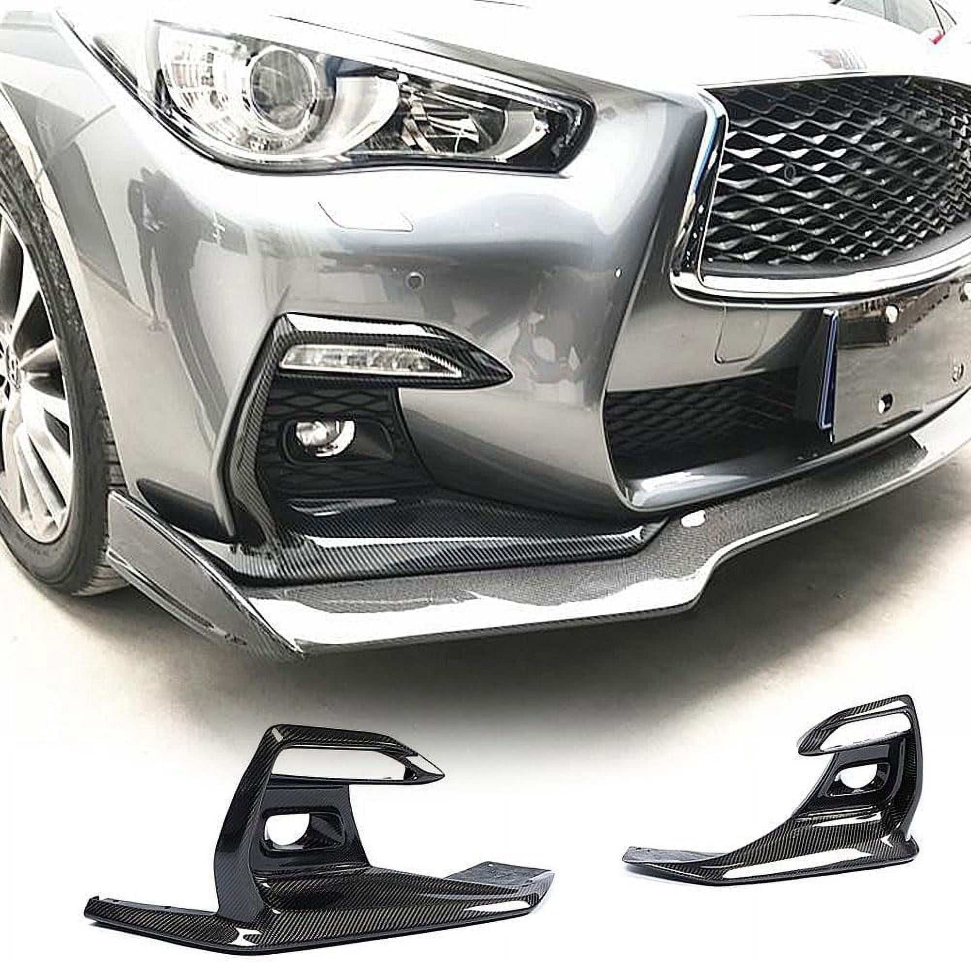 Real Cabon Fiber Front Fog Light Cover fits for Infiniti Q50 Sport ...