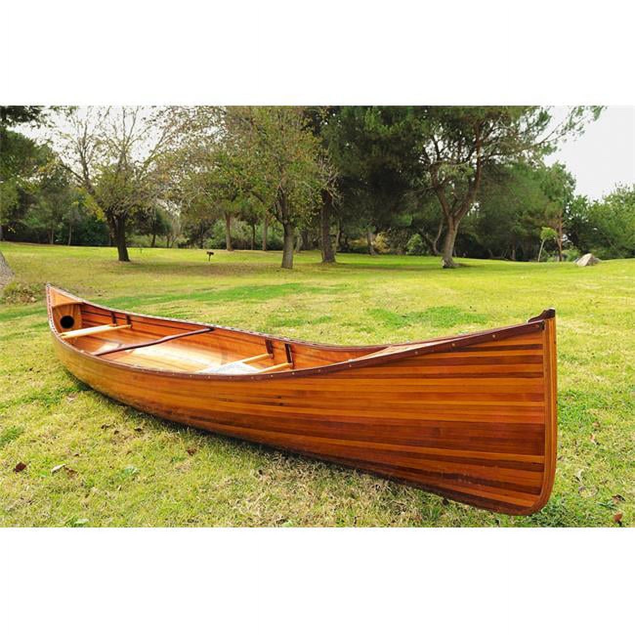 Real 18ft Canoe for Fishing - Walmart.com