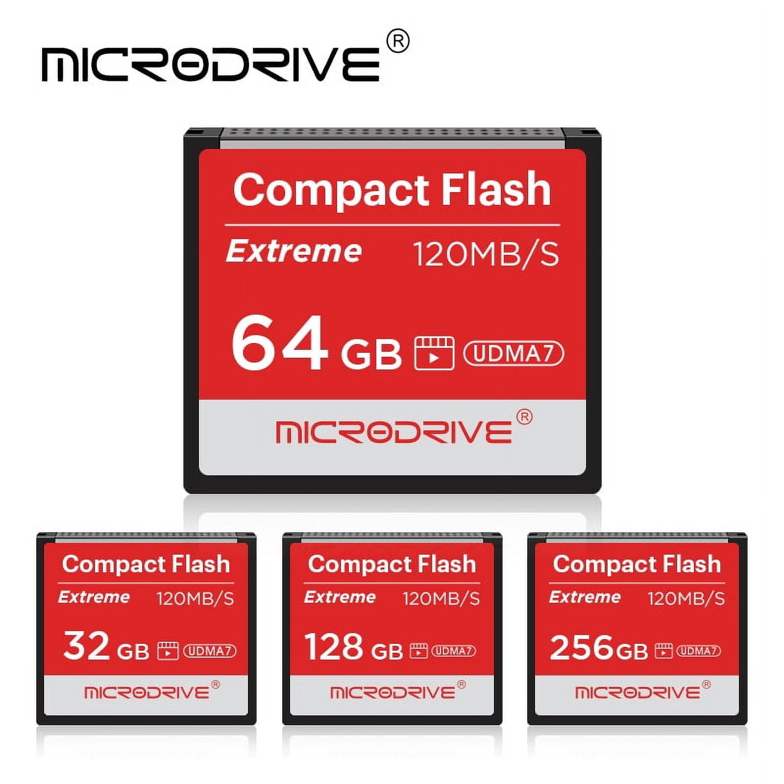 Real Capacity Memory Card 64GB CF Card 32GB 64GB 128GB 256GB Compact ...