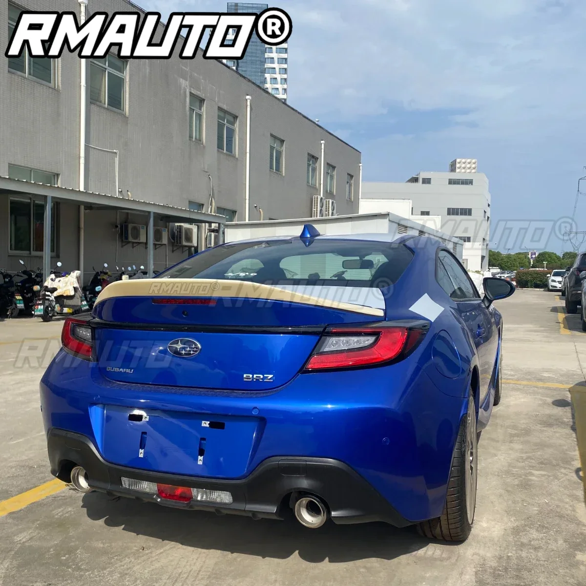 Real Carbon Fiber Car Rear Spoiler Trunk Boot Lip Spoiler Wing Lid Rear ...