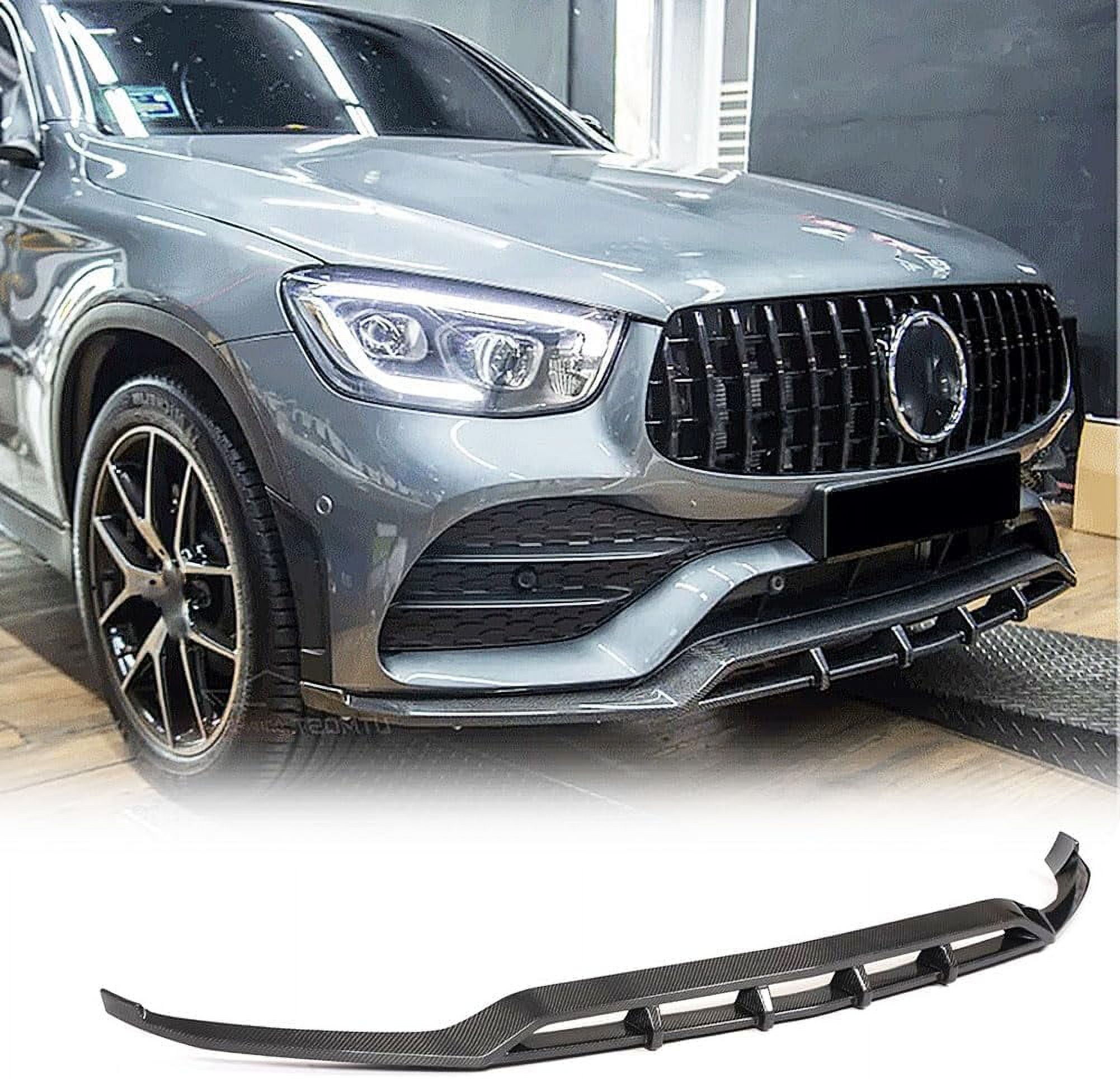 Real Carbon Fiber Front Bumper Lip fits for Mercedes Benz GLC Class ...