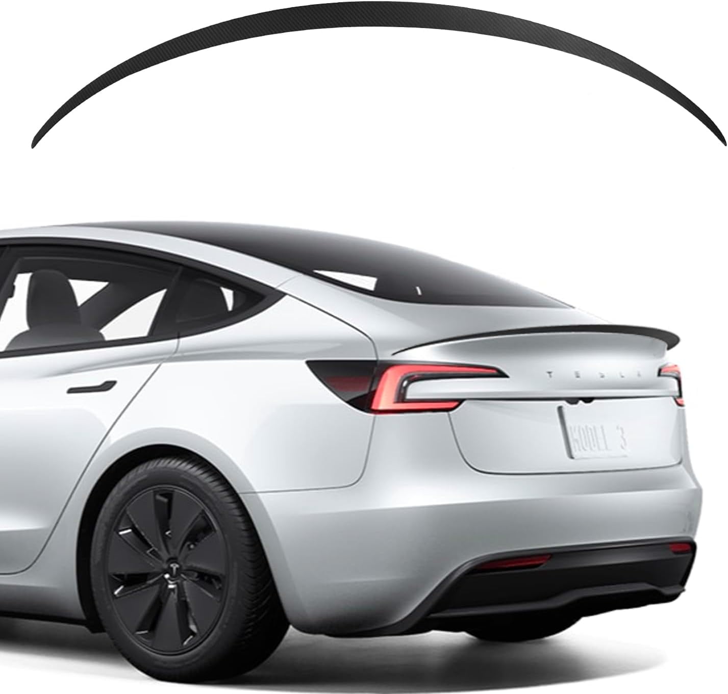 Real Carbon Fiber Spoiler for Tesla Model Y, Performance Model Y Rear ...