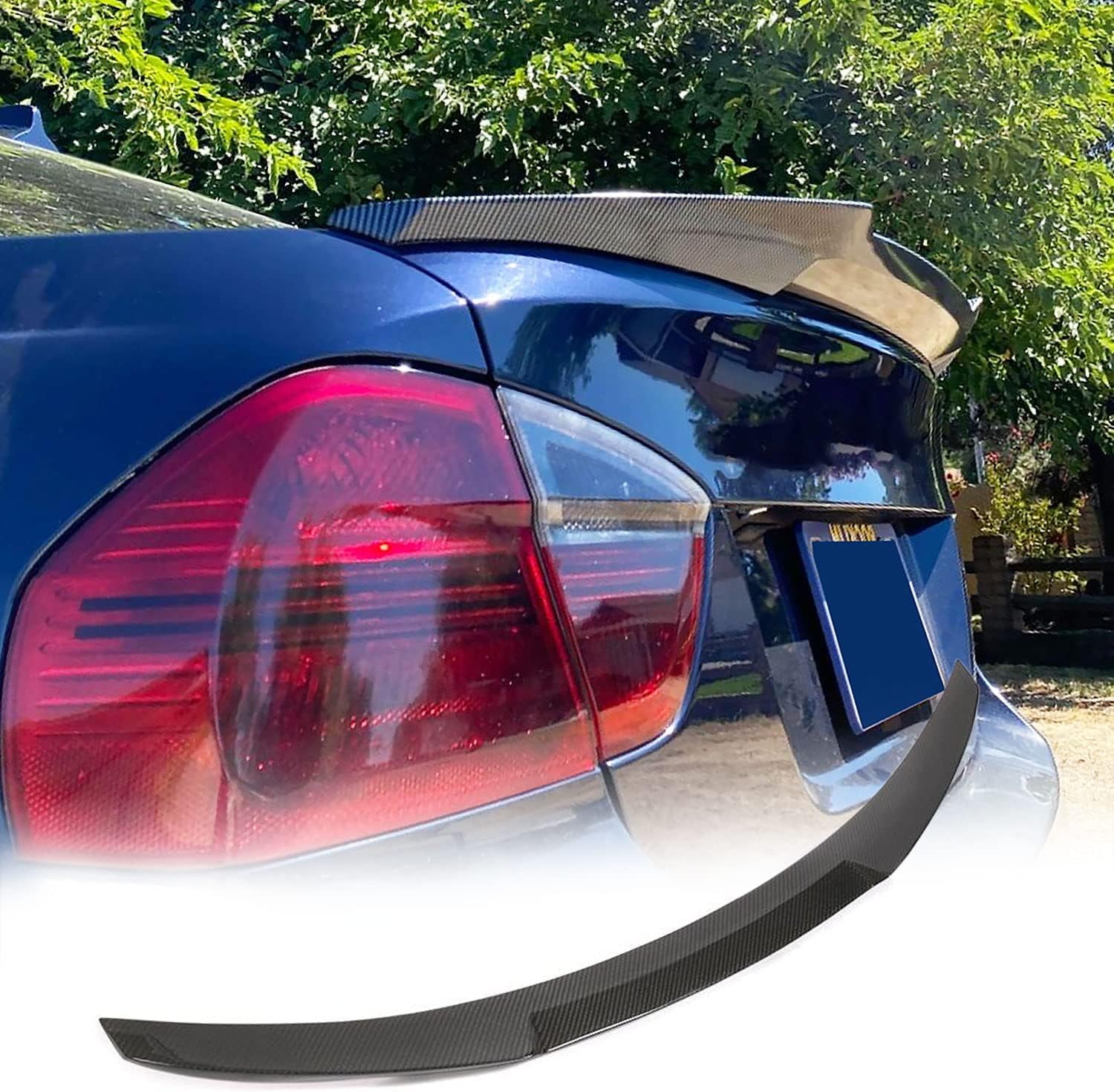 Real Carbon Fiber Trunk Spoiler for BMW 3 Series E90 M3 Sedan 2008-2012 ...